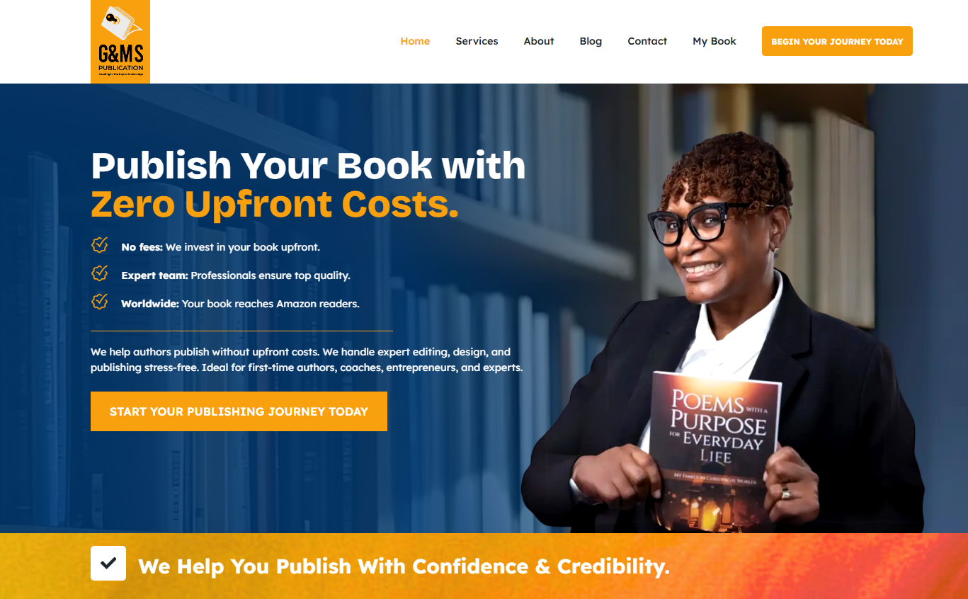 Publish Without Any Upfront Costs | GMS Publications